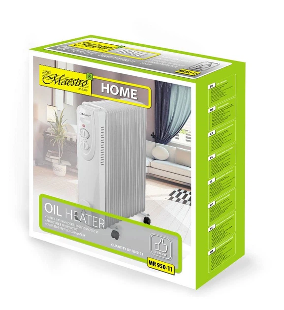 Масляний радіатор Maestro MR-950-11 – фото, відгуки, характеристики в ...