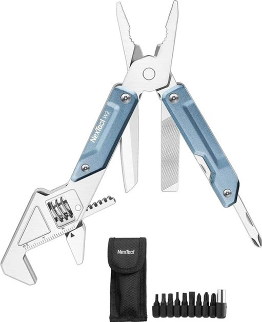 Мультитул гаечный ключ Xiaomi NexTool Light Wrench W2 инструмент 8 в 1 ...
