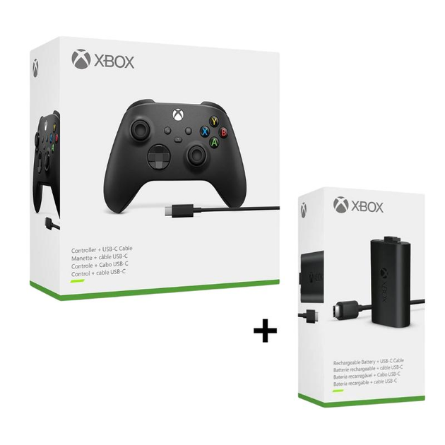 Комплект Контролер Microsoft + Аккумулятор для Геймпада Xbox Series X ...