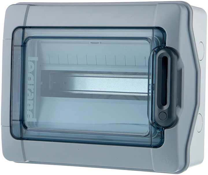 Розподільний пластиковий щит Plexo³ 12 модулів IP65 з шинами N+PE ...