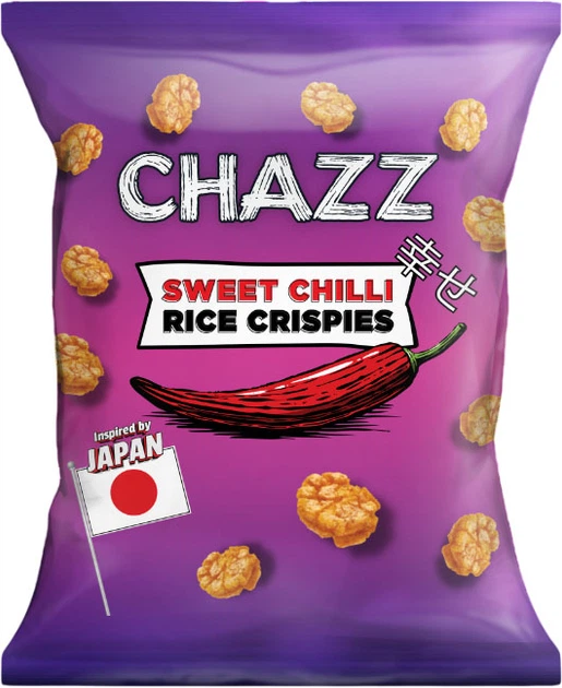 Снеки Chazz из жареного риса со вкусом Сладкого чили 100 г (0.1 кг ...