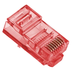 Коннектор RJ-45 8P8C UTP Cat-5 (100 шт/уп.) Q100 Red Merlion – фото ...