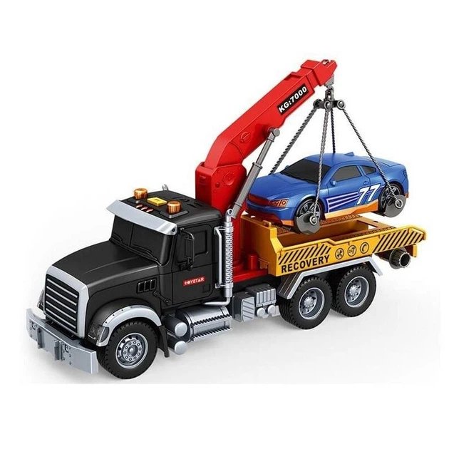 Спецтехніка "Евакуатор" Jin Jia Toys 666-15 R звуки, підсвічування, інерція, рухливі елементи ...