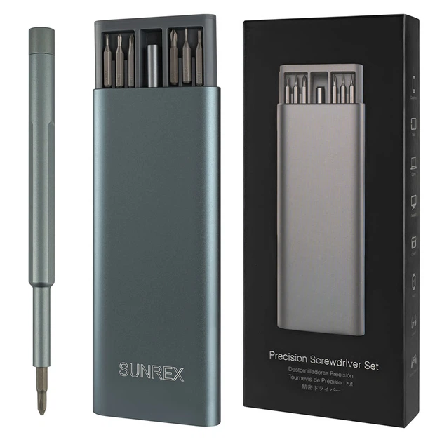 Отвертка Sunrex Precision Screwdriver + набор бит прецизионных 24 шт ...