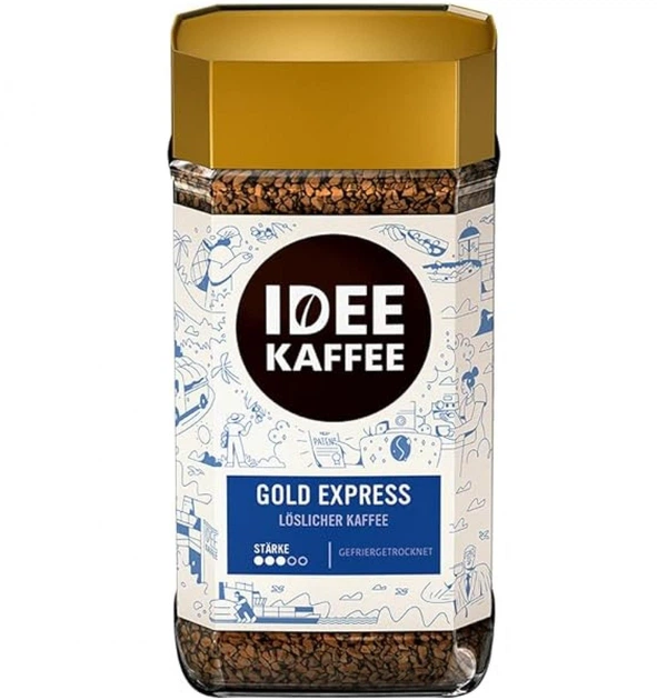 Купити Кава розчинна IDEE Kaffee Gold Express, 100г - ROZETKA. Вигідна ...