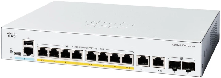 Коммутатор Cisco Catalyst 1200 (C1200-8FP-2G) – фото, отзывы ...
