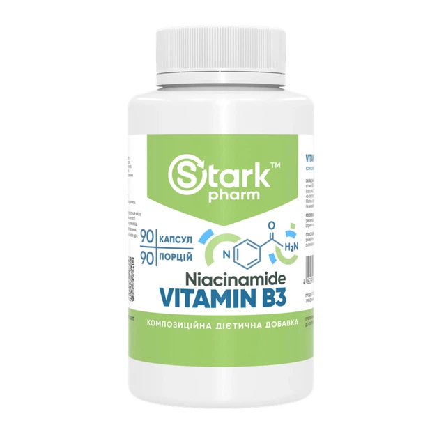 Комплекс вітамінів Niacinamide Vitamin B3 500mg - 90 caps – фото ...
