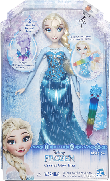 Кукла Hasbro Disney Frozen Эльза с сияющим нарядом (B6162_B6163 ...