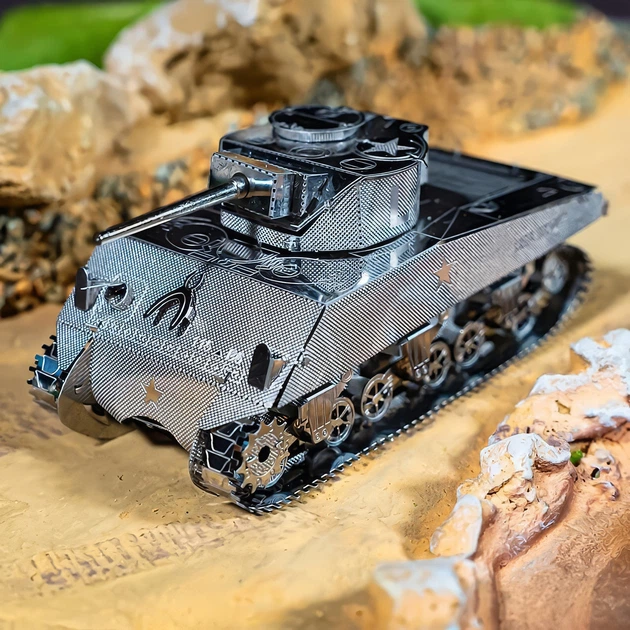 Конструктор металический Shupin танк M4 Sherman – игрушки с доставкой ...