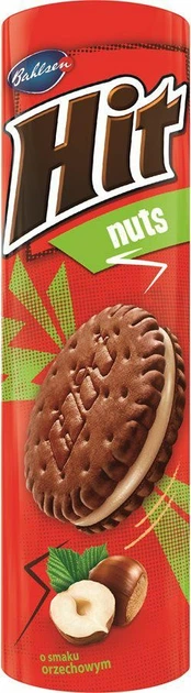 Печиво Hit Nuts з горіховою начинкою, 220 г – ROZETKA. Купити Печиво ...