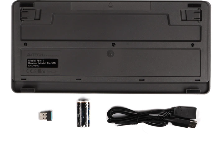 Клавіатура бездротова A4Tech FBK11 Wireless Grey (4711421965422) – фото ...