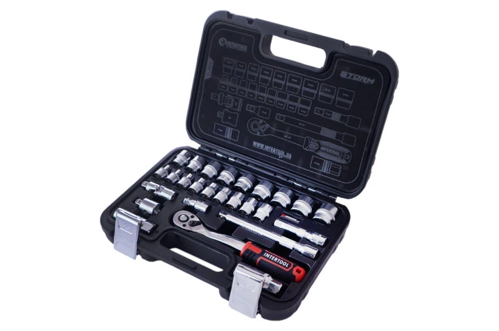 Набор инструмента Intertool 3/8" 26 ед. Storm (ET-8026) – фото, отзывы, характеристики в ...