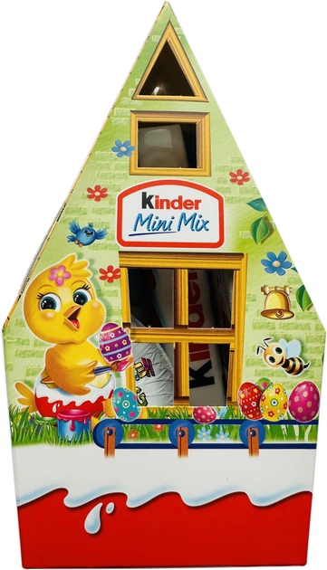 Пасхальний набір шоколаду Kinder Mini Mix Easter House 76 г (80822141 ...
