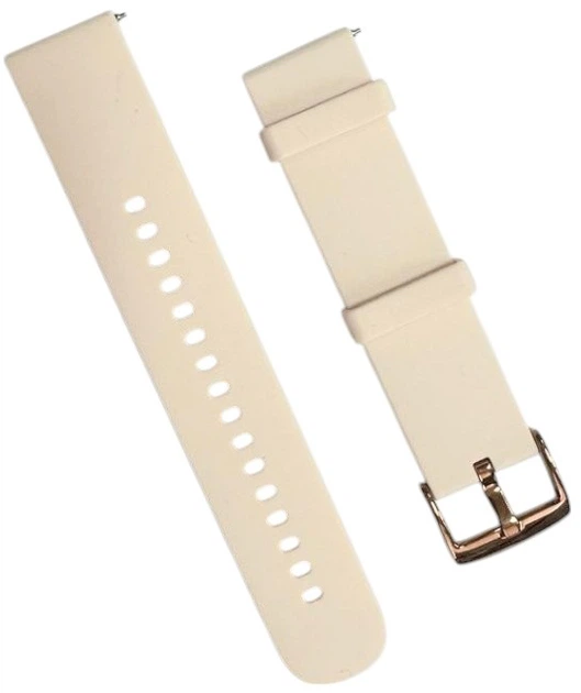 Ремешок каучуковый Besta пудровый размер 20 – купить онлайн на ROZETKA