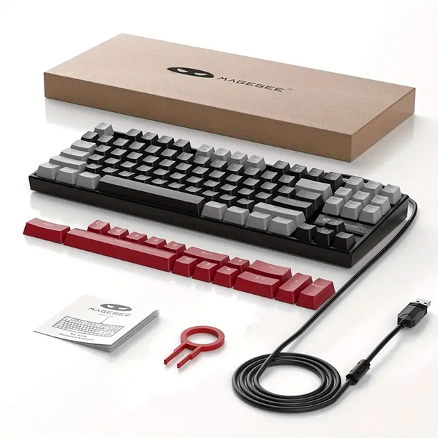 Механічна клавіатура MageGee STAR / MX Red / Type-C / Ice Blue – фото ...