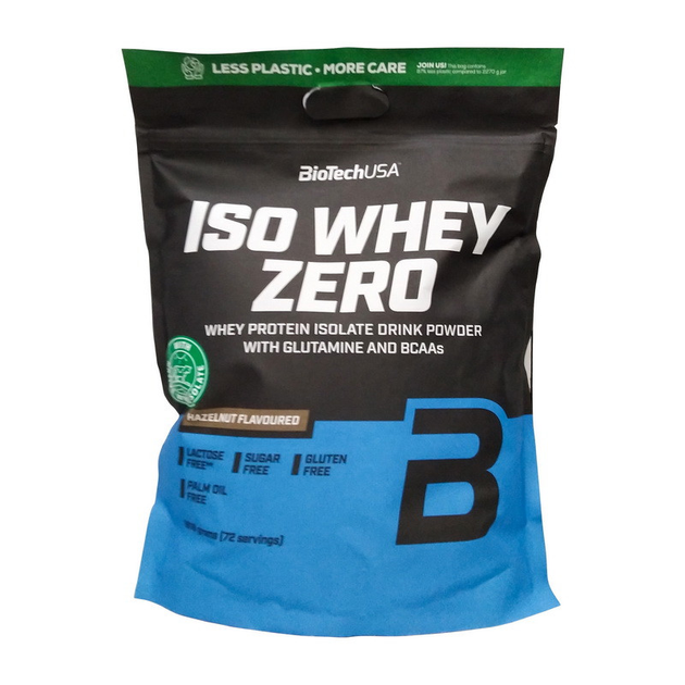 Сывороточный протеин изолят BioTech Iso Whey Zero (1816 г) биотеч изо ...