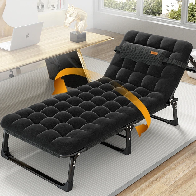 Розкладне ліжко шезлонг WCG S-04 + матрац – купити онлайн на ROZETKA