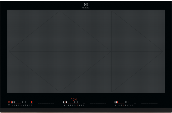 Варильна поверхня індукційна ELECTROLUX EIV87675 (склокераміка, сенс.кер., об'єднані зони ...