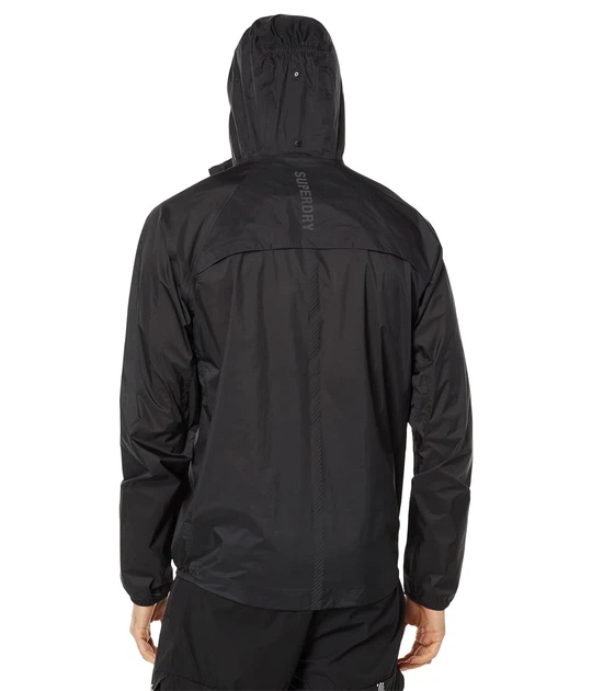 Куртка Superdry Run Lightweight Waterproof Shell Black, S (44 ...