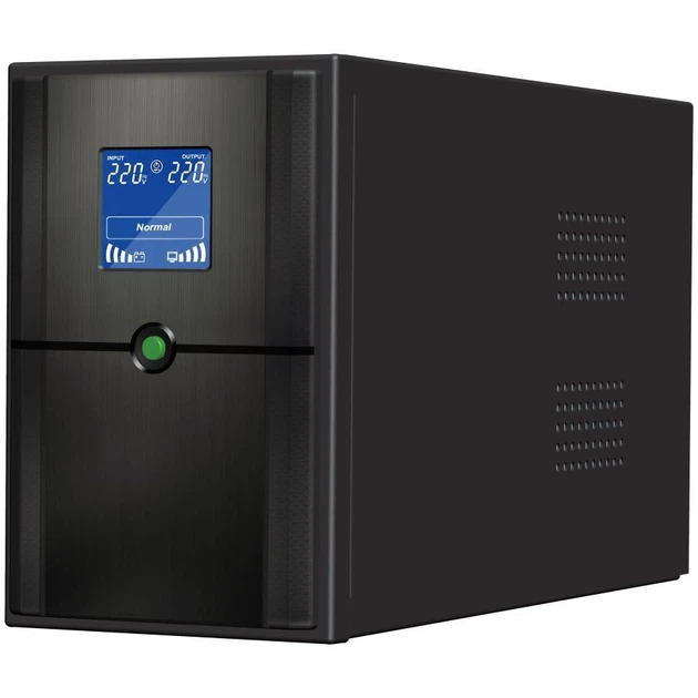 ИБП FrimeCom SL-1KL, Line Int., AVR, 2 x евро, LCD, металл (под внеш. АКБ, с правильной ...