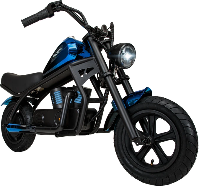 ROZETKA | Дитячий електромотоцикл Techno ES-60 Blue-Black (ES-60.Blue ...