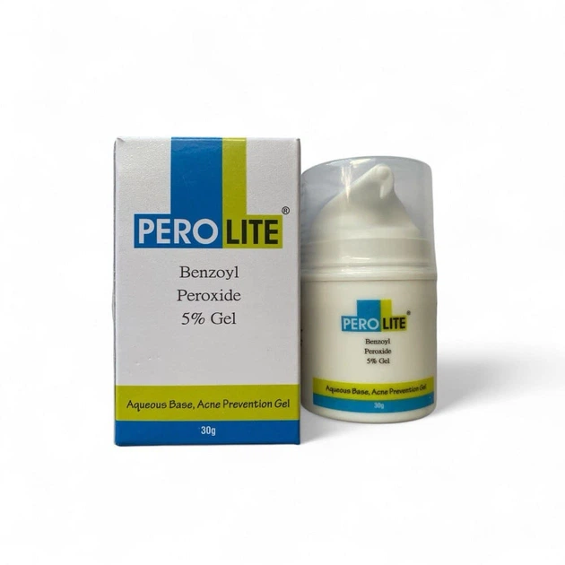 Терапевтичний гель від акне перекис бензоїла Perolite 5 gel 30г з ...