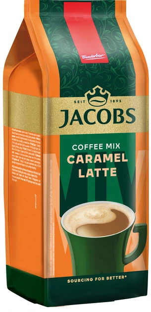 Купити Кавовий напій Jacobs Caramel Latte 450 г (8711000579510) - ROZETKA. Вигідна ціна на ...