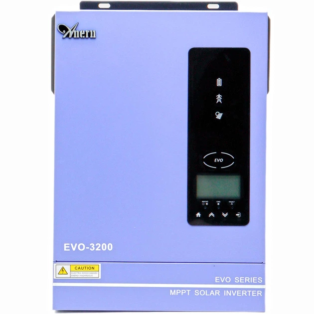 Інвертор гібридний сонячний Anern AN-SCI-EVO-3200 24 В 3000 Вт (AN-SCI-EVO-3200) – фото, відгуки ...