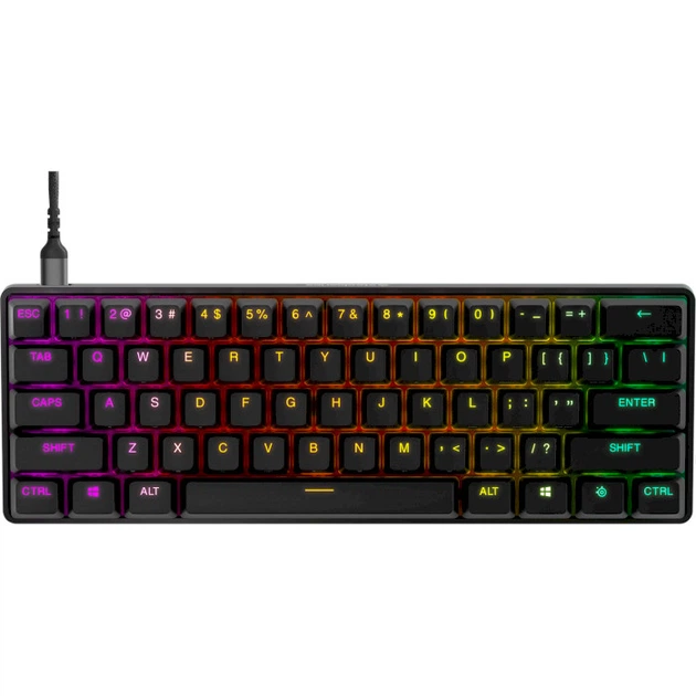 Клавіатура SteelSeries Apex Pro Mini RGB OmniPoint Switches USB Black ...