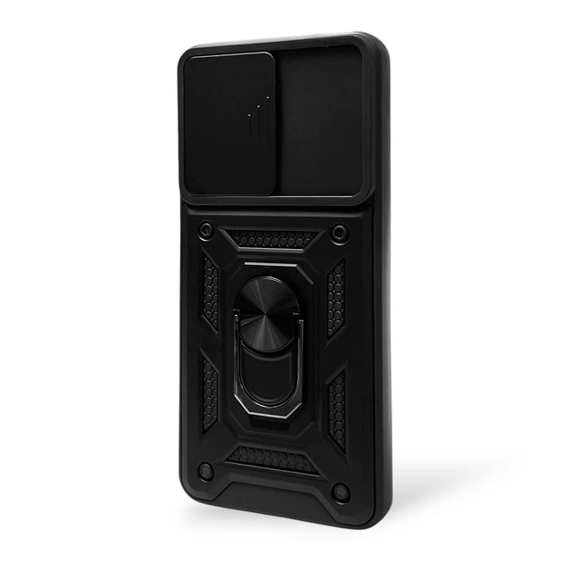 Чехол для Xiaomi Redmi 9C бронированный с кольцом-держателем подставкой ...