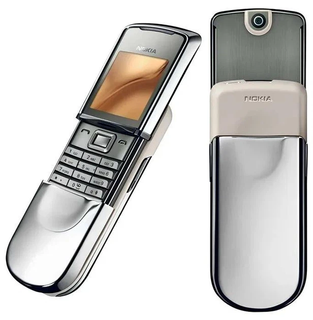 Мобільний телефон Nokia 8800 Sirocco Silver Edition Java MP3 Series 40 ...