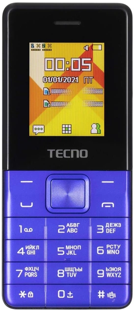 Мобильный телефон Tecno T301 Dual Sim Blue UA – фото, отзывы, характеристики в интернет-магазине ...