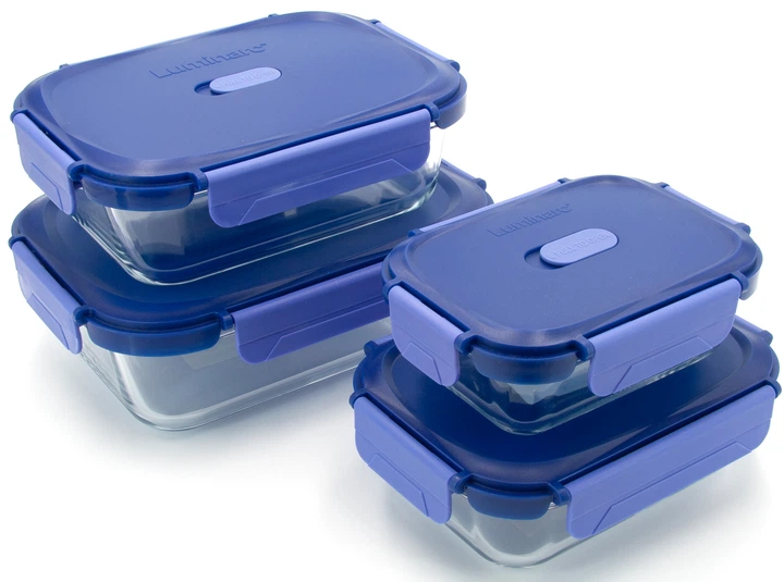 Контейнер прямокутний Luminarc Pure Box Click Clack 370 мл (X0088 ...