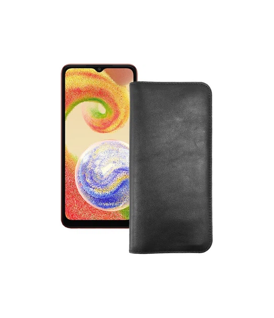Портмоне з екошкіри для телефону Samsung Galaxy A04 (A045) Чорний ...