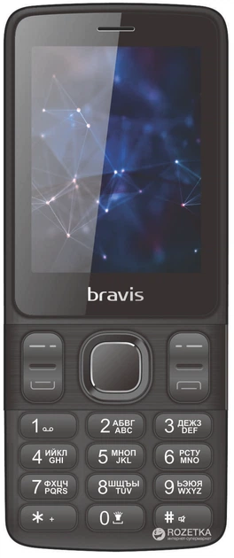 Мобильный телефон Bravis C240 Middle Dual Sim Black – фото, отзывы, характеристики в интернет ...