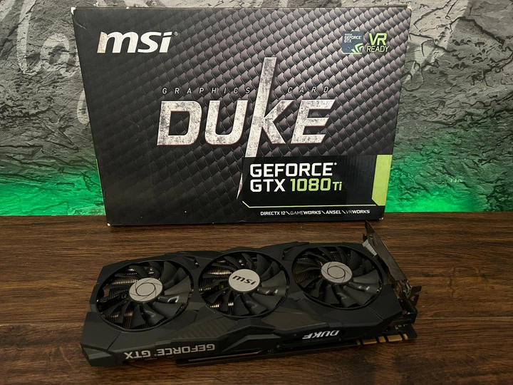Відеокарта MSI GTX 1080Ti Duke OC 11GB GDDR5X Б/В – фото, відгуки ...