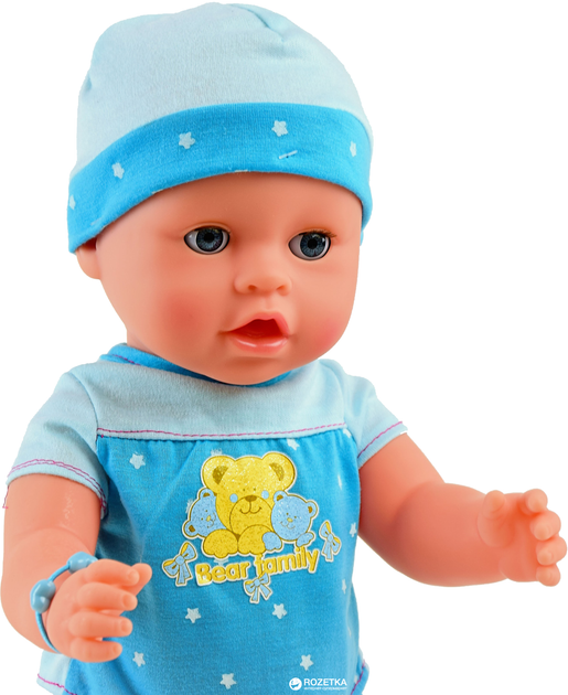 Интерактивная кукла Yale Baby Мальчик пупс в пижаме с аксессуарами 42 ...