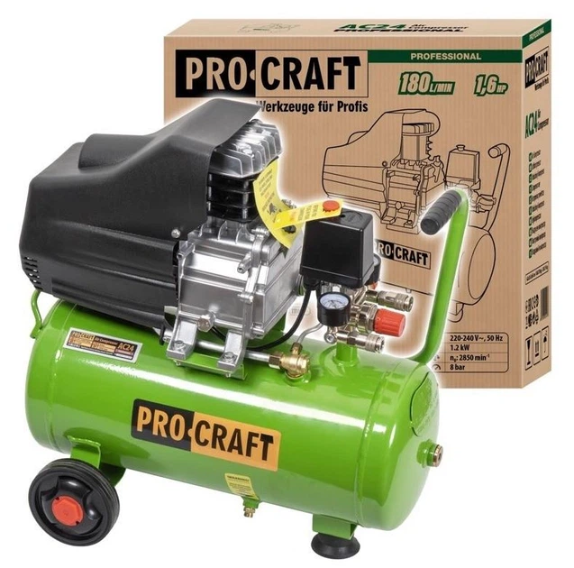 Компресор повітряний Procraft AC24 Universal (ресивер 24 літри) – фото, відгуки, характеристики ...