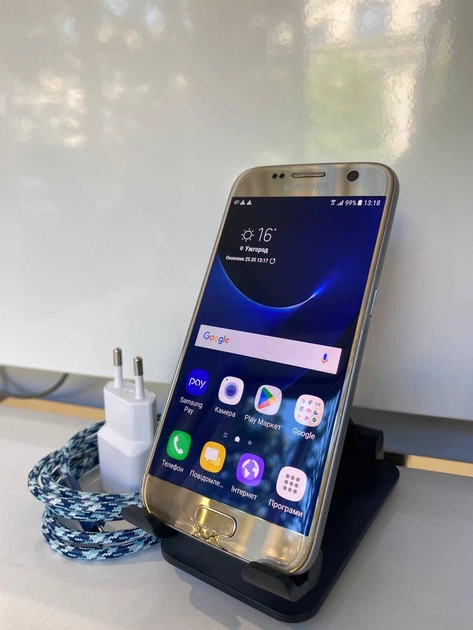 Samsung S7 4GB/32GB Gold (Вживаний) – фото, відгуки, характеристики в інтернет-магазині ROZETKA ...
