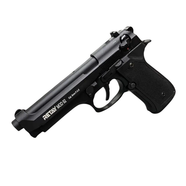 Стартовий шумовий пістолет RETAY Mod.92 Black (Beretta 92FS) - Стартові ...