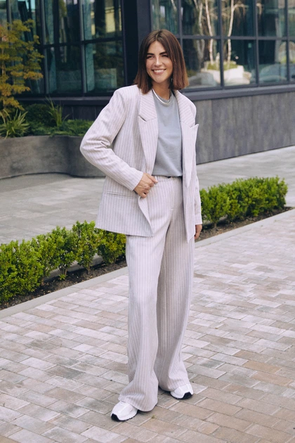 Штани Braxton, S-M Сірий Стрейч-замш (2204-1.6084) – Брендовий одяг ...