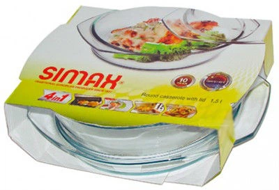 Каструля Simax 1.5 л кругла з кришкою 6106-6116 SIM – купити онлайн на ...