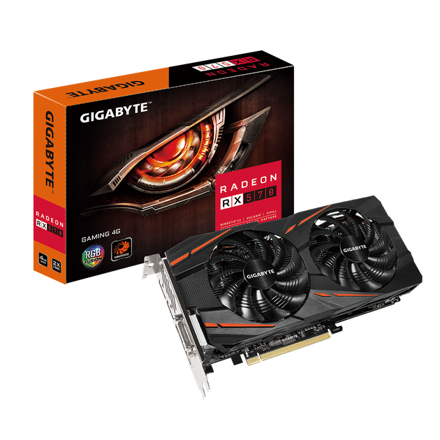 Відеокарта GIGABYTE Radeon RX 570 Gaming 4G (GV-RX570GAMING-4GD) Б/В ...