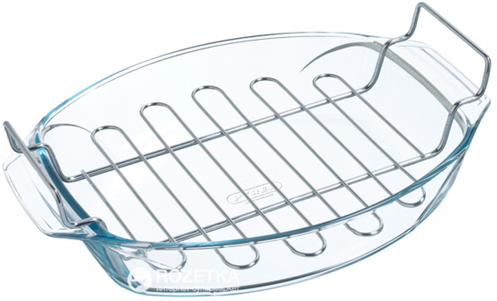 Форма овальная для запекания Pyrex Irresistible с решеткой 39х27х9 см 4 ...
