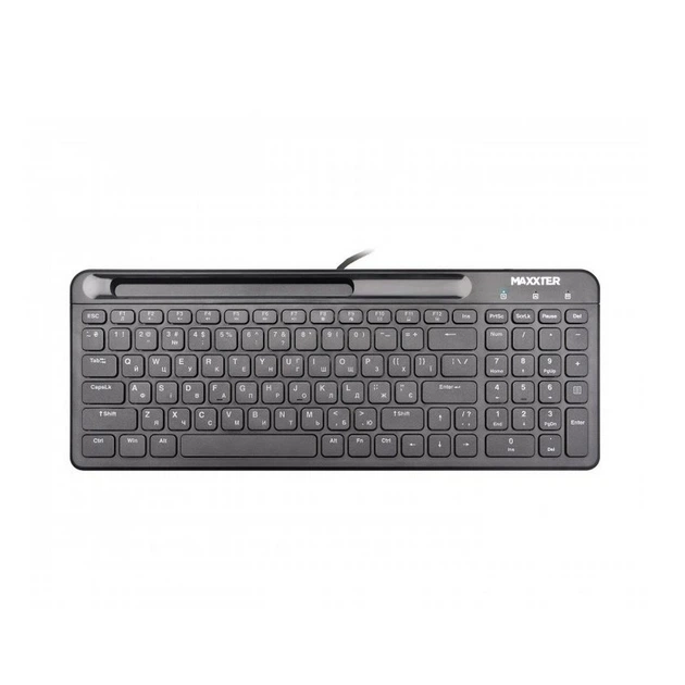 Клавіатура Maxxter KB-01B-UA Black – фото, відгуки, характеристики в інтернет-магазині ROZETKA ...