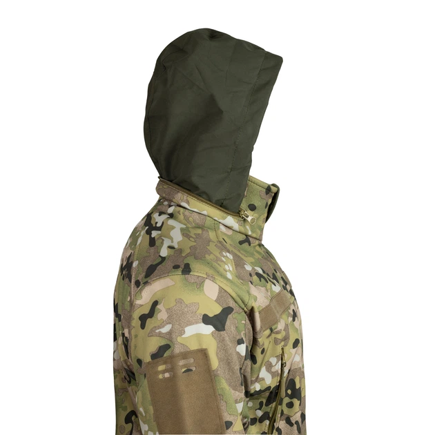 Куртка з липучками для шевронів Vik-Tailor SoftShell Multicam, Multicam, 52 - Тактичне ...
