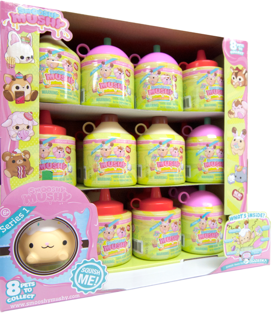 Набор-сюрприз ароматных игрушек-антистресс Smooshy Mushy Сквиш-Мякиш ...