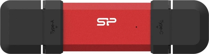 SSD диск Silicon Power DS72 1TB USB Type-A/USB Type-C 3.2 Gen 2 Red (SP001TBUC3S72VPR) External ...