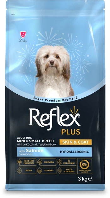 Повноцінний та збалансований сухий корм Reflex Plus Skin & Coat Small ...