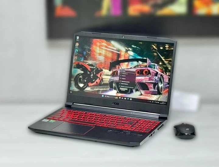 Ноутбук Acer Nitro AN515-55 / 15.6'' (1920x1080) IPS / 144Гц / Intel Core i5-10300H / 32Gb DDR4 ...